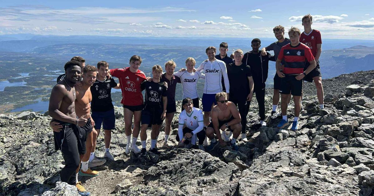 Før kampen: Hønefoss på Aka Arena / Asker Fotball